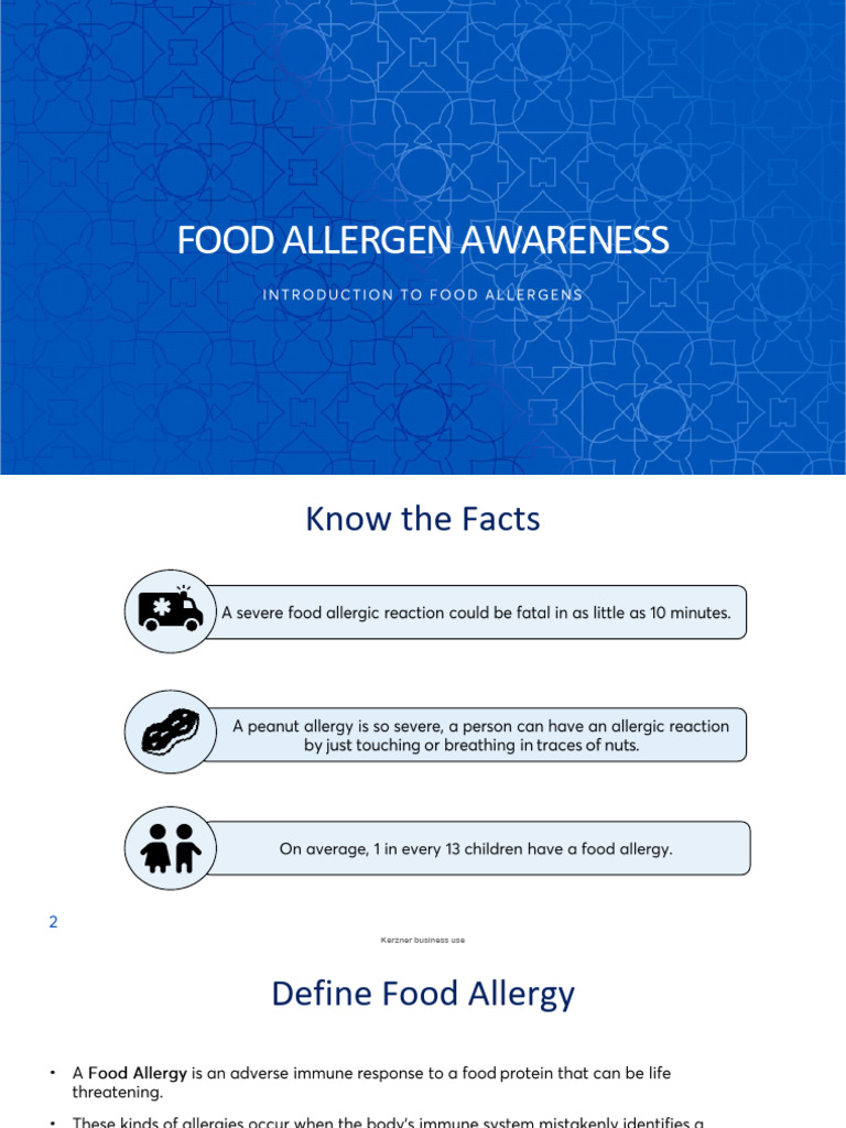 ATD Allergen Awareness Training | PDF