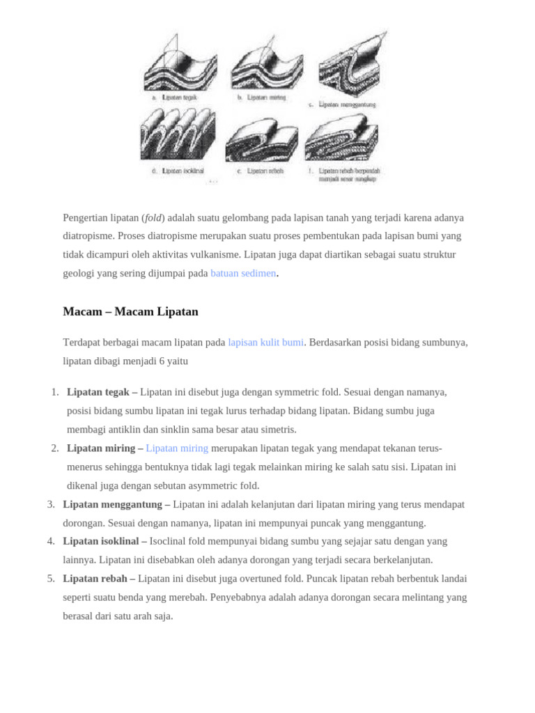 Pengertian Lipatan | PDF