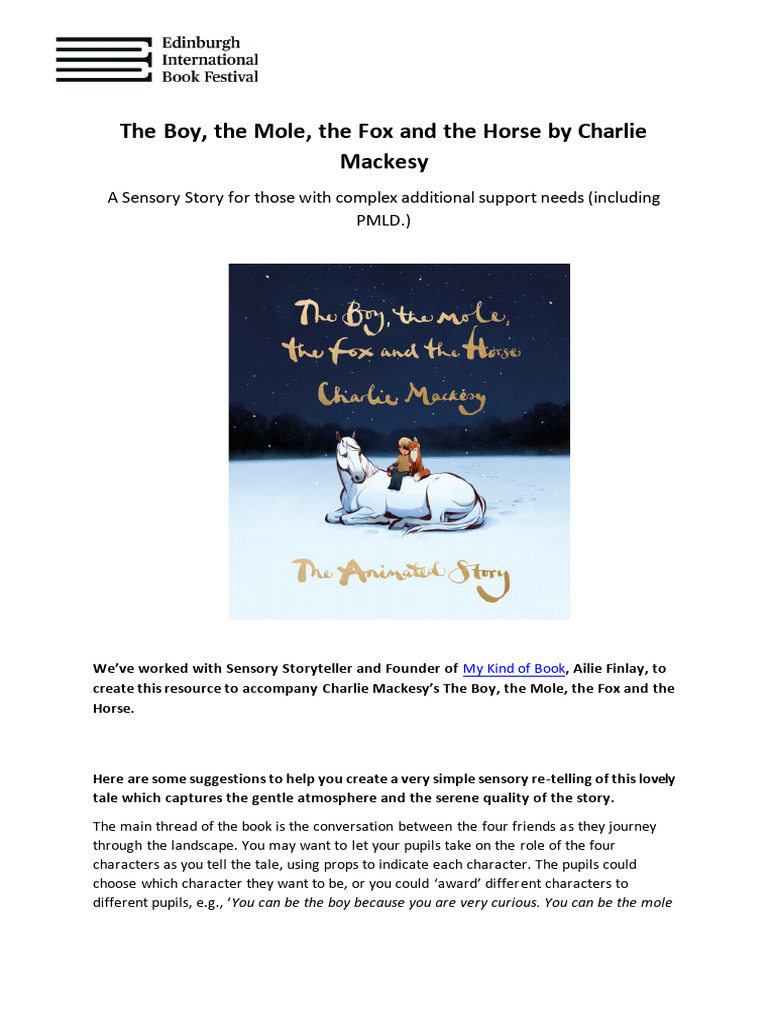 Sensory Storytelling for PMLD Students | PDF