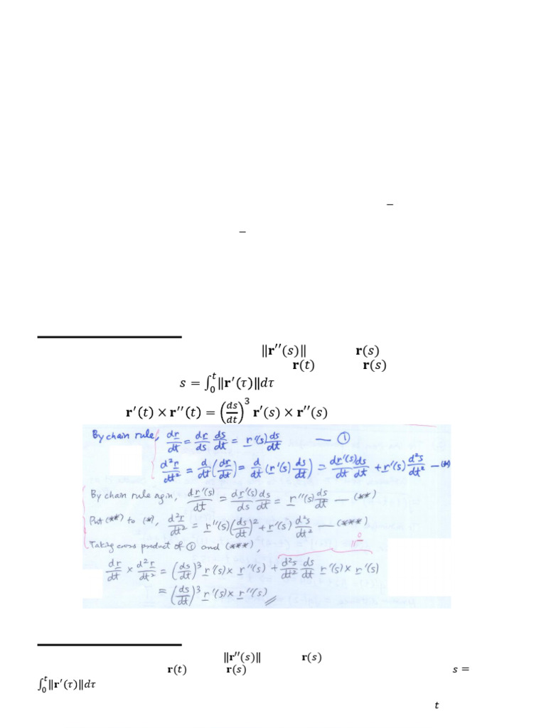 Multivariable Calculus (Week 4) Revised | PDF | Curvature ...