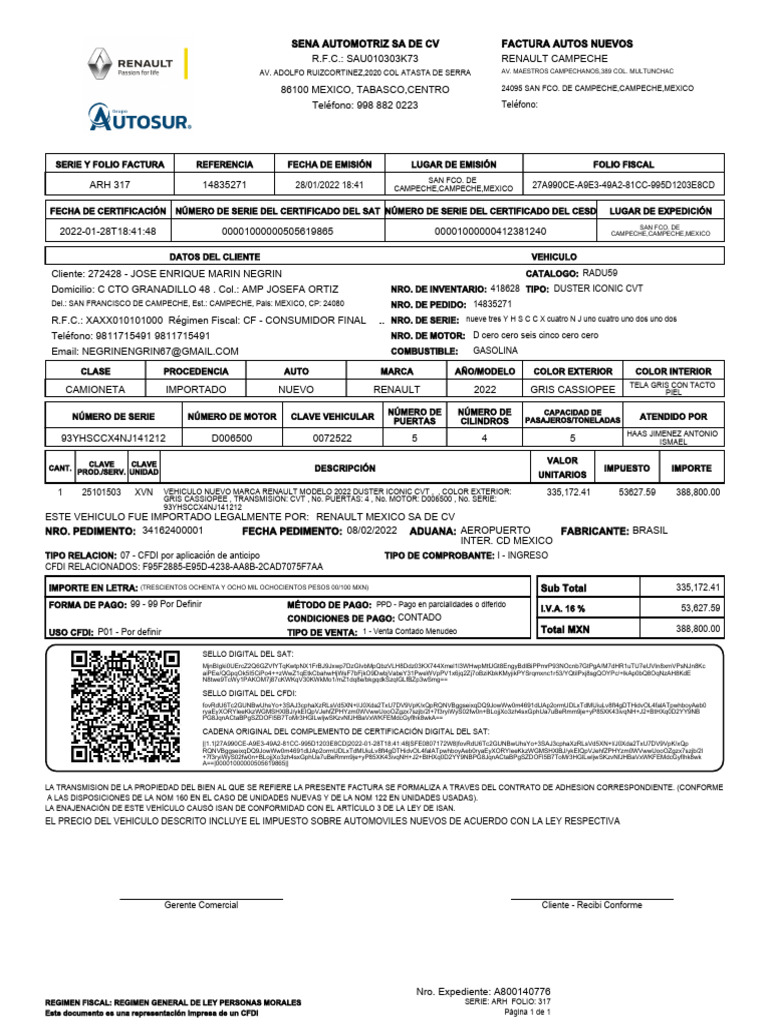 Jose Enrique Marin Negrin | PDF | Fabricantes de automóviles | Estilos ...