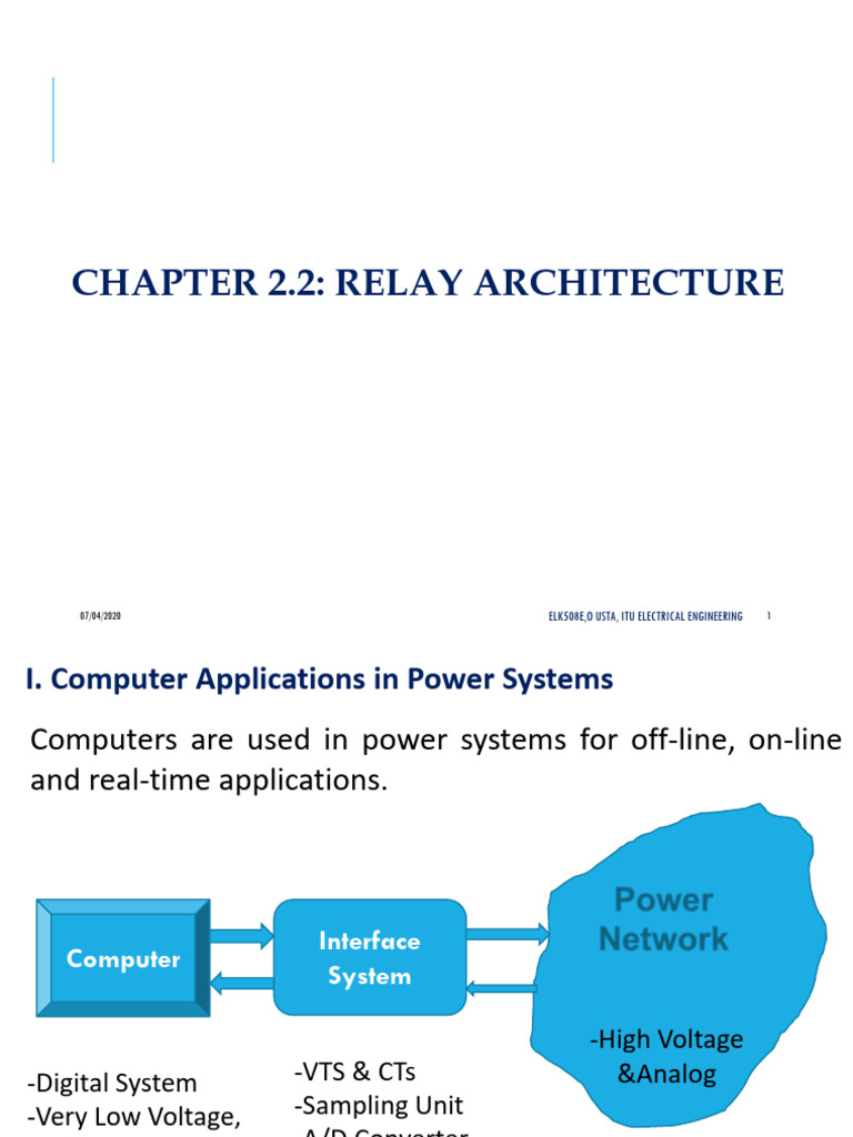 ELK415E - Chapter-2.2-Relay Architecture | PDF | Analog To Digital ...