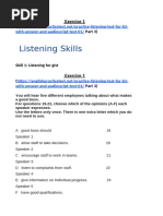Practice English Listening Test For B2 With Answer and Audioscript Test ...