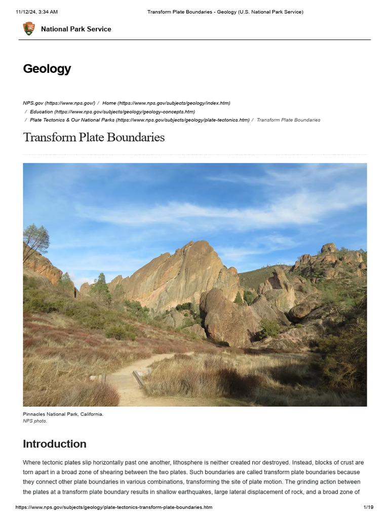 Transform fault | PDF | Plate Tectonics | Earthquakes