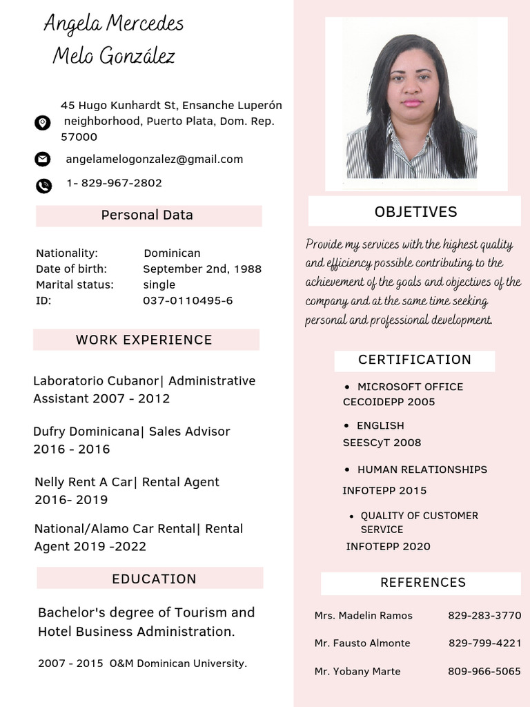 Angela Melo Resume 2023 | PDF