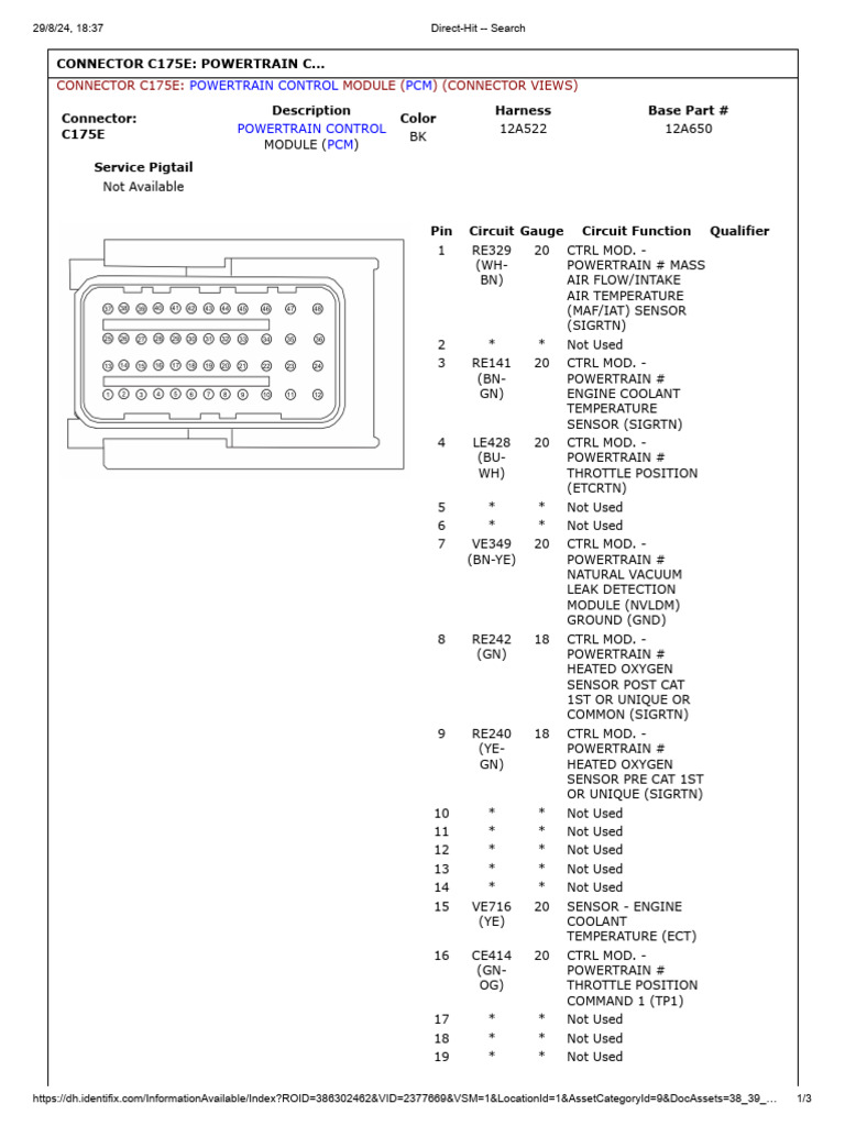 Fiesta PCM 2 | PDF | Throttle | Vehicle Technology