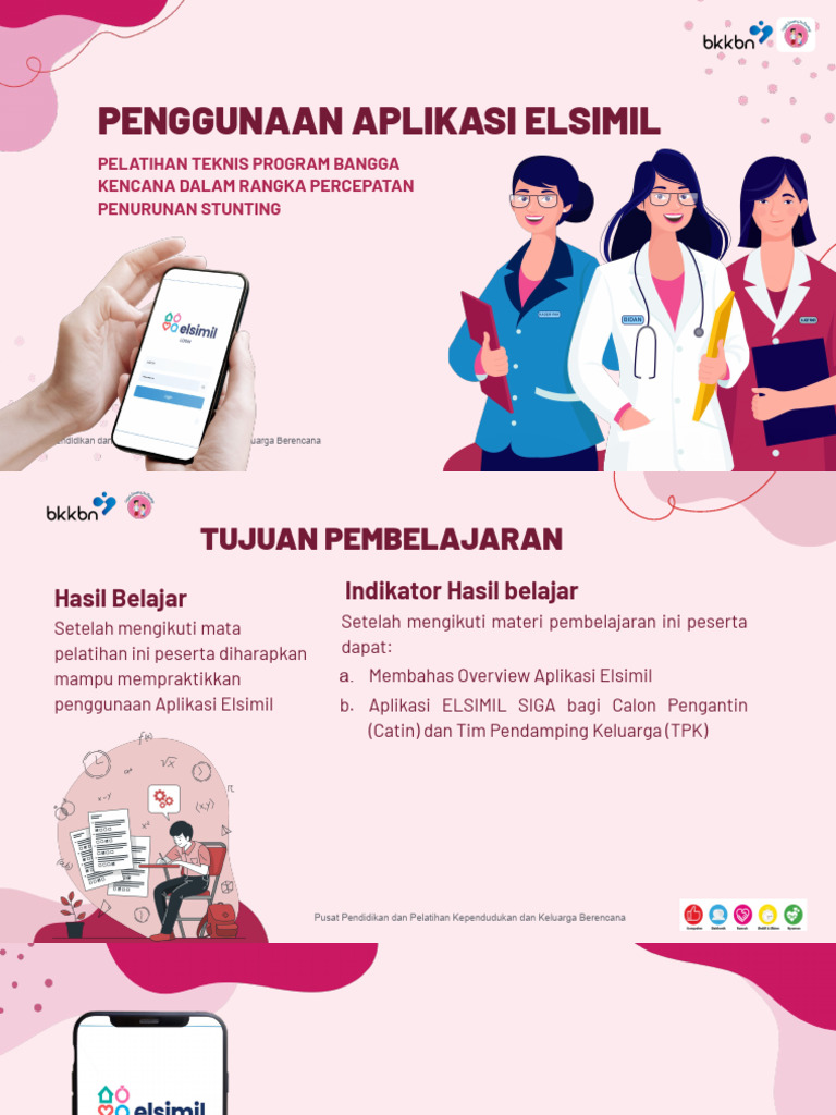 Bahan Tayang Aplikasi Elsimil 2024 | PDF