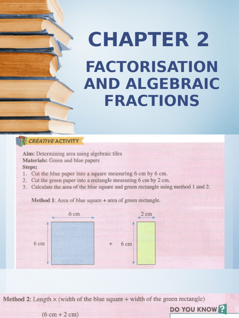 Factorization and Algebraic Expressions | PDF | Factorization | Algebra