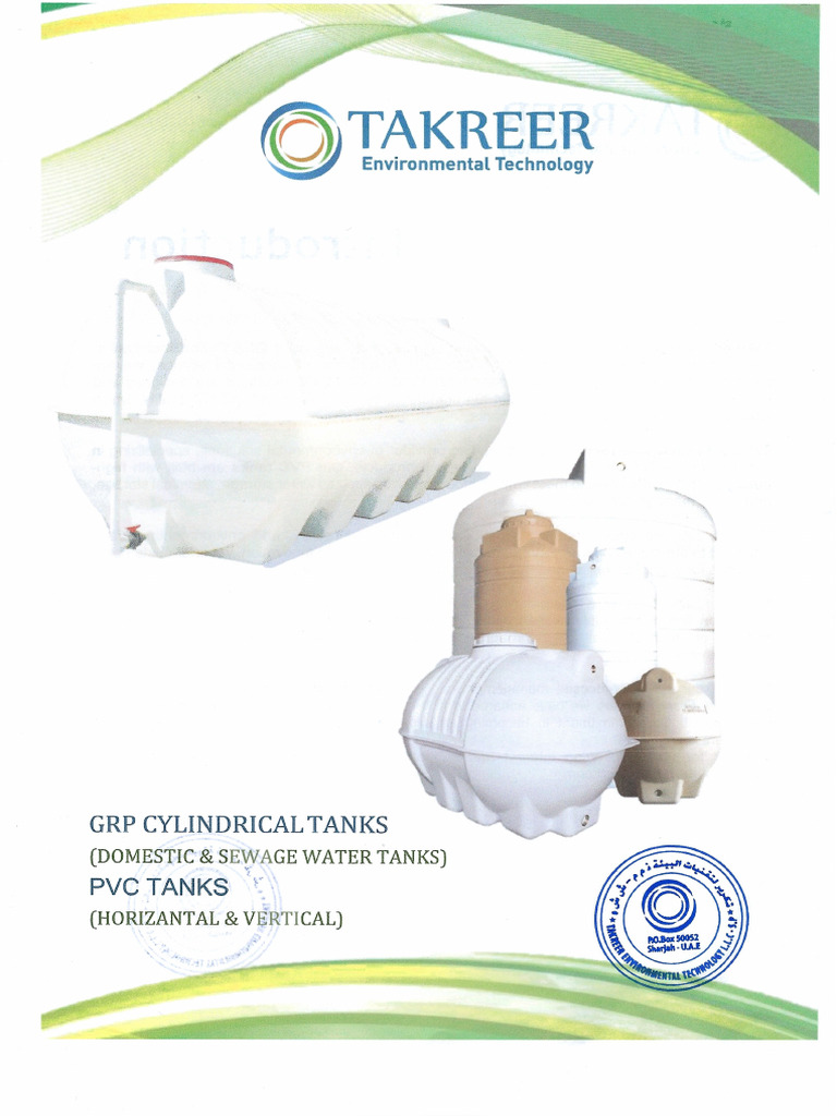 GRP - PVC Tank Catalogue | PDF