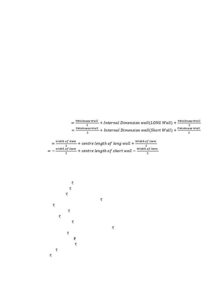 Long Wall Short Wall Estimation Guide | PDF | Length | Wall