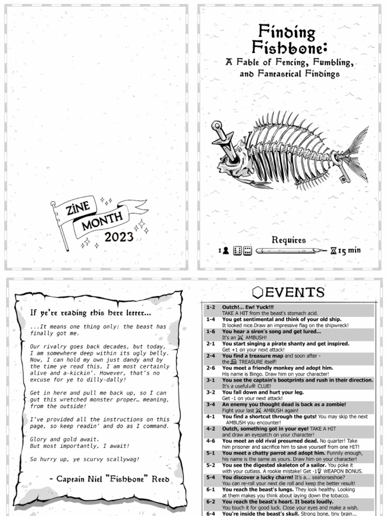Finding Fishbone - Printable | PDF