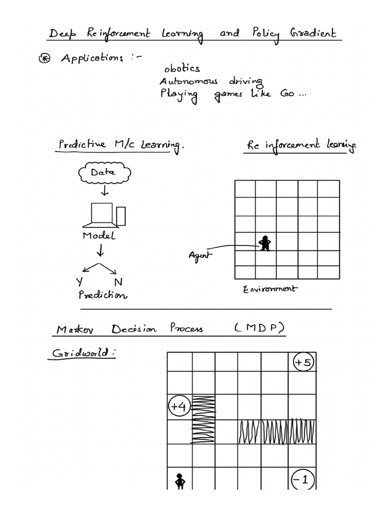 Deep Reinforcement Learning and Policy Gradient | PDF