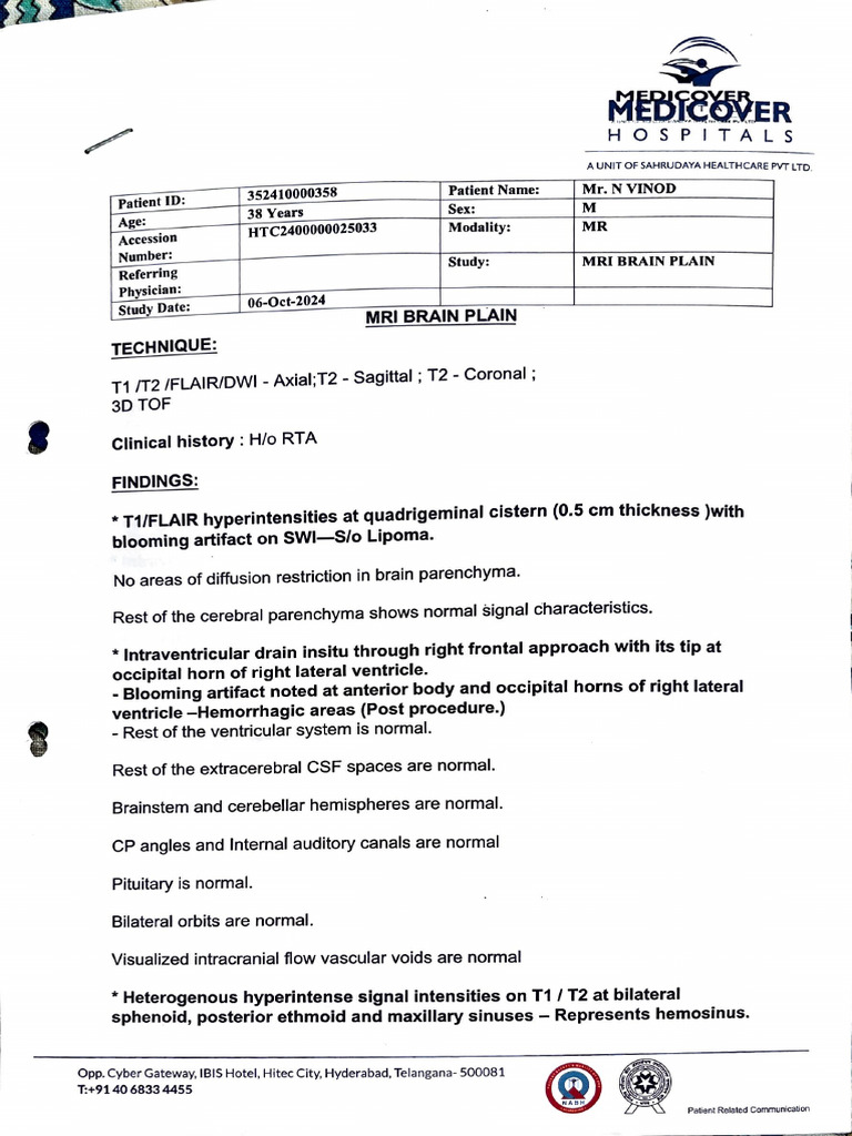 Mri Plain | PDF