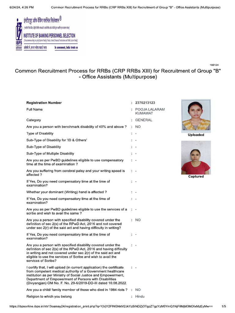 Form - Office Assistant | PDF