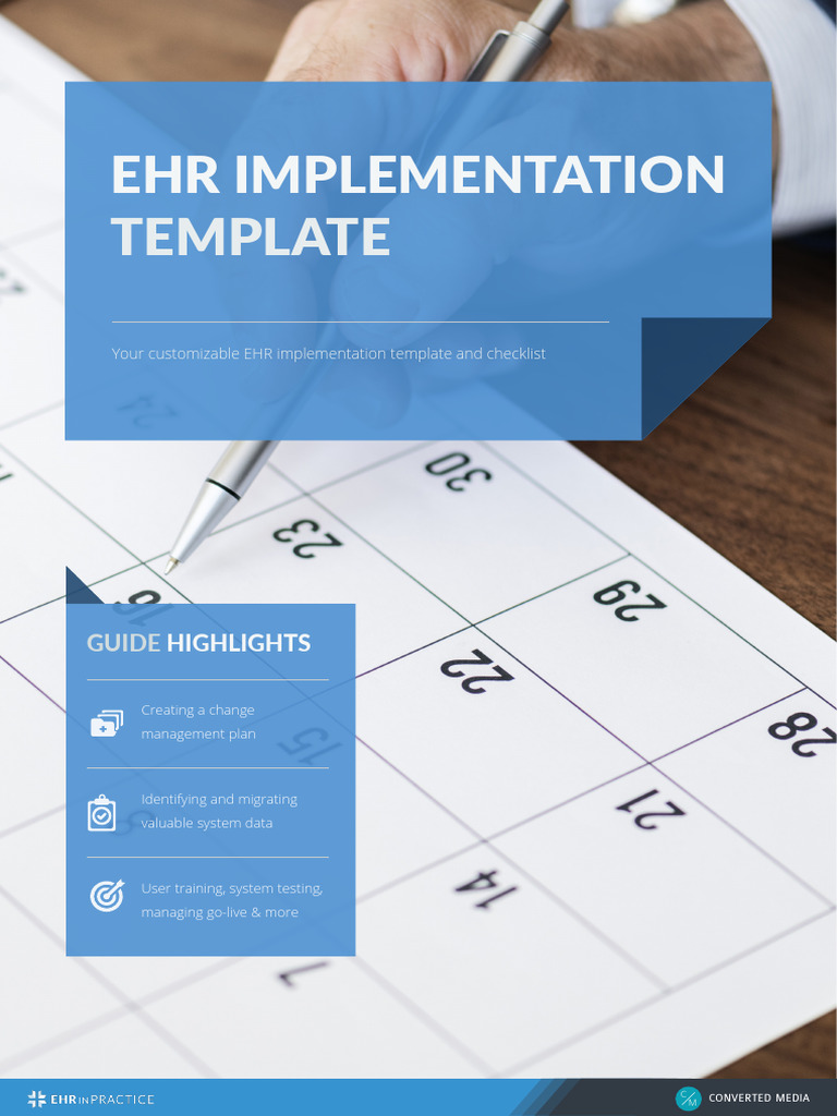ehr-implementation-template.original | PDF | Electronic Health Record ...