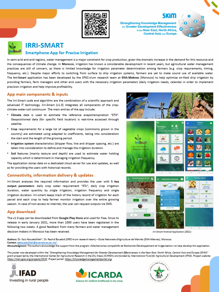 Skim Irri Smart Poster (Skim Irri Smart Poster) | PDF | Irrigation ...
