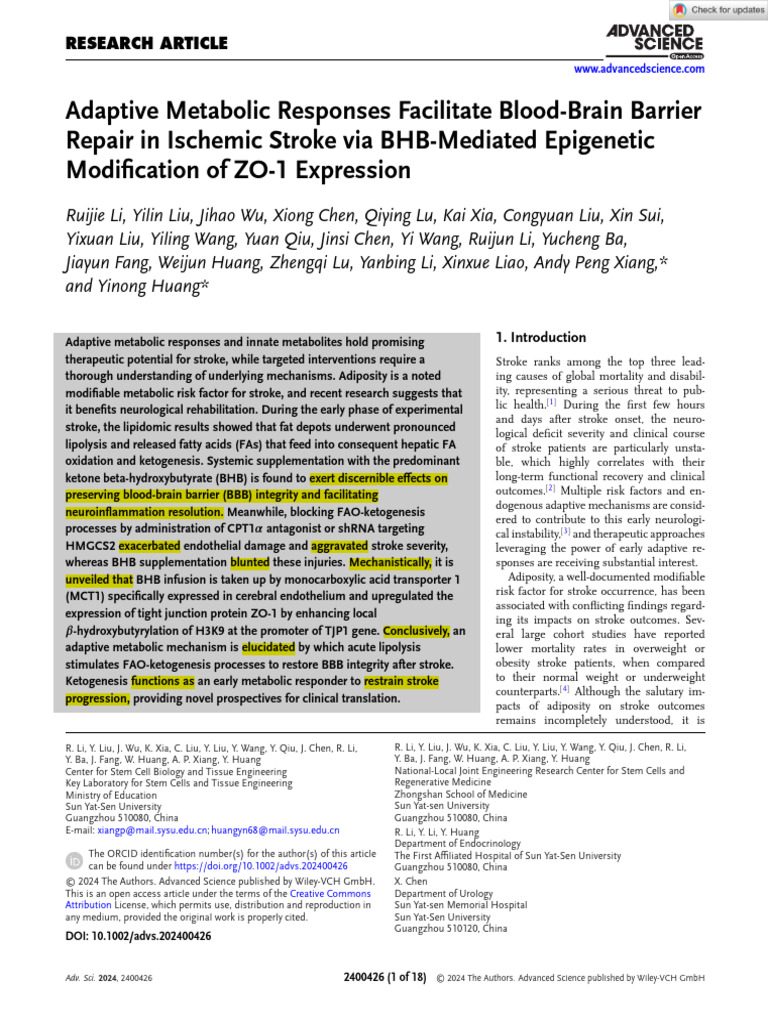 陆正齐BHB | PDF | Adipose Tissue | Biochemistry