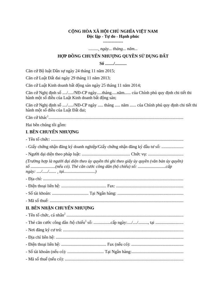 mau-giay-thoa-thuan-chuyen-nhuong-quyen-su-dung-dat | PDF