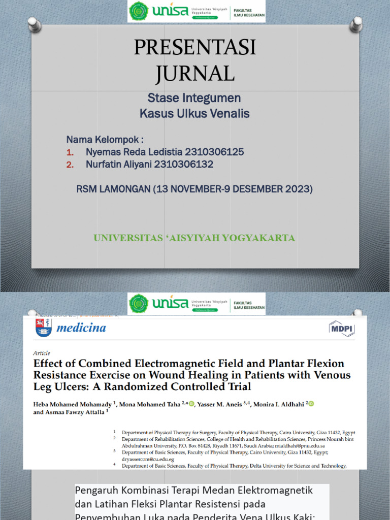 Presjur Ulkus Venalis (Autosaved) | PDF