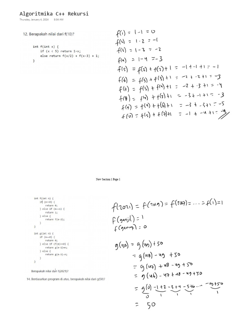 algoritmika-rekursi | PDF