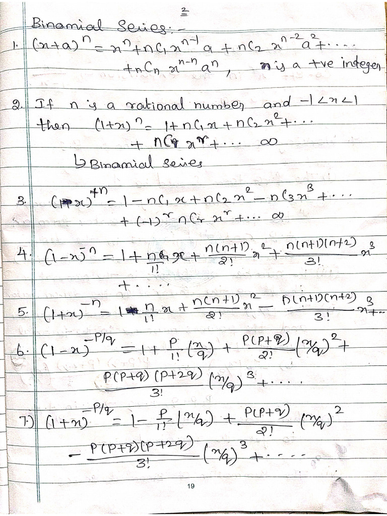 BS, Exp, Log Series | PDF