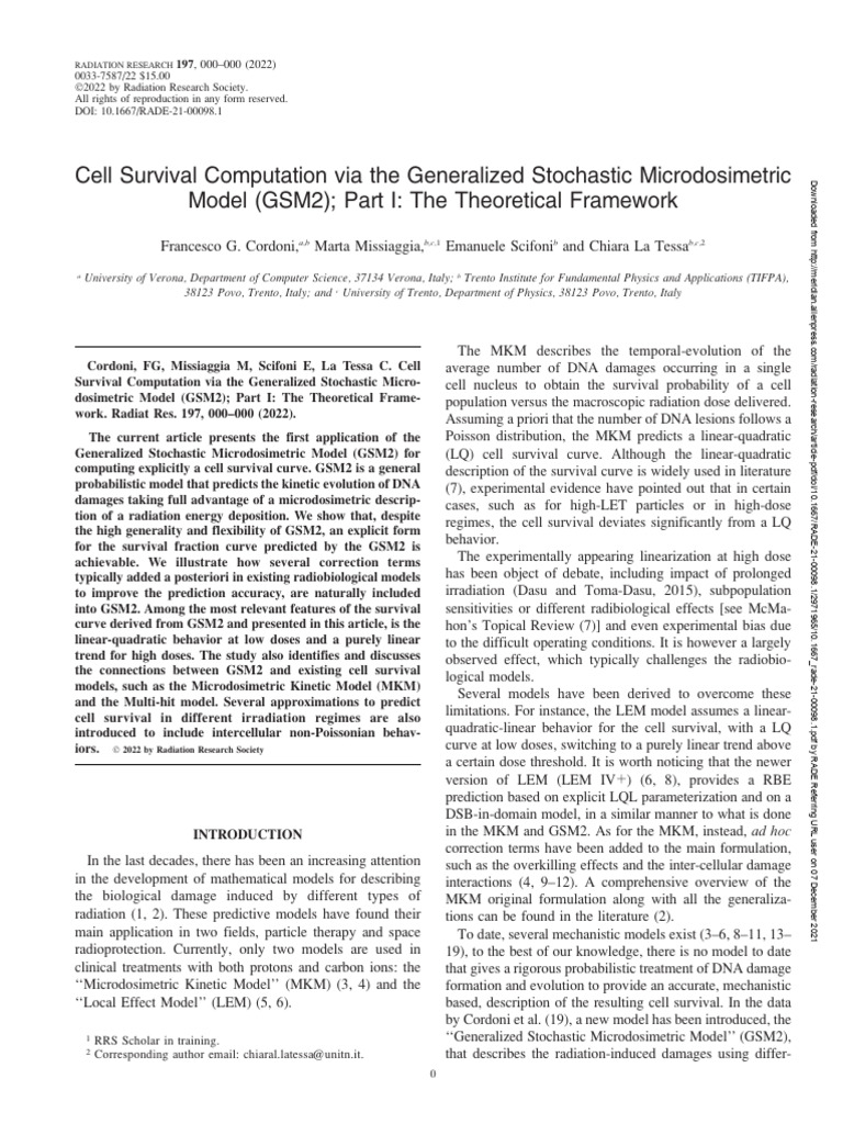 Cordoni et al_2021_Cell Survival Computation via the Generalized Stochastic Microdosimetric ...