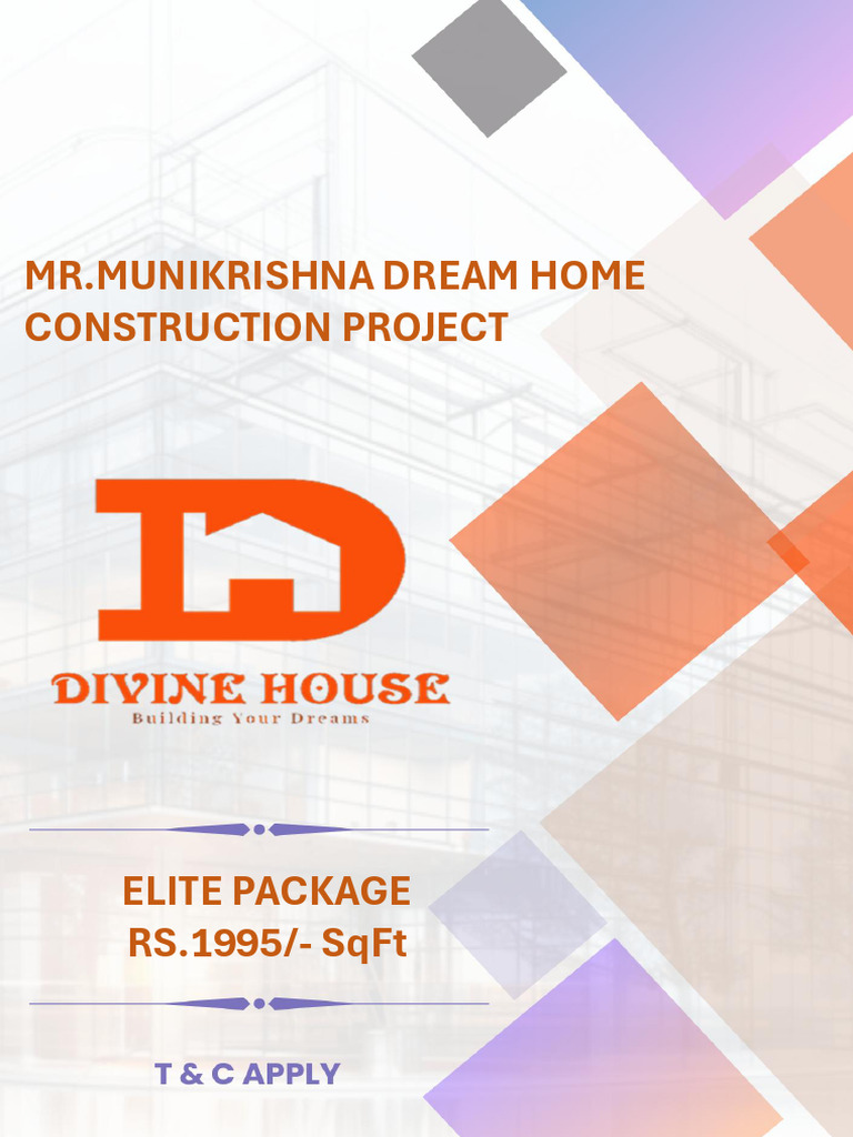 MR - Munikrishna's Elite Package Proposal 14-12-24 | PDF | Wall | Countertop