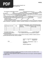 Model Adeverinta Salariat Inscriere Copil Gradinita | PDF