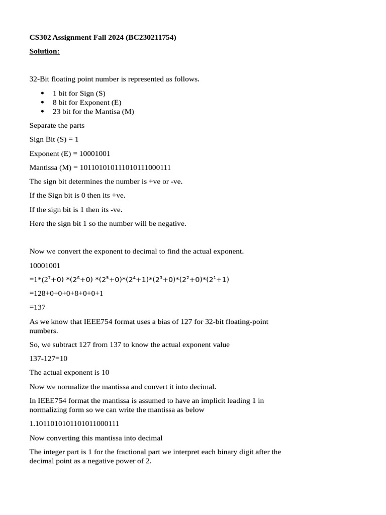 CS302 Assignment Fall 2024 | PDF CS302 Assignment Fall 2024 | PDF