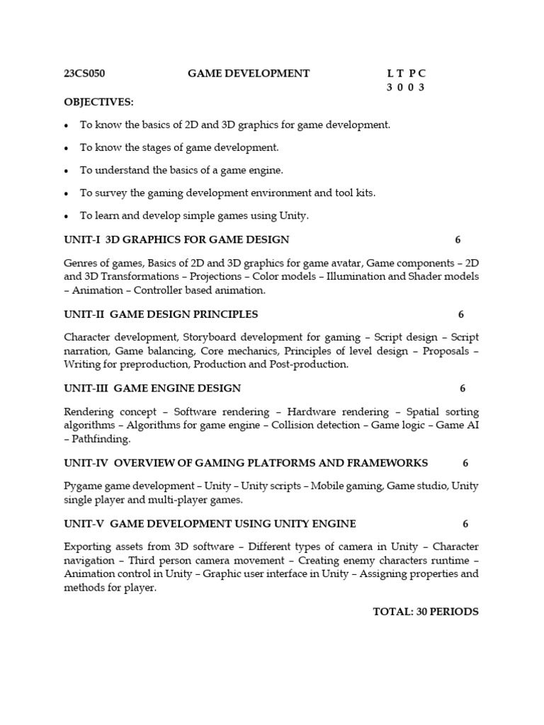 GD | PDF | Unity (Game Engine) | Computer Graphics