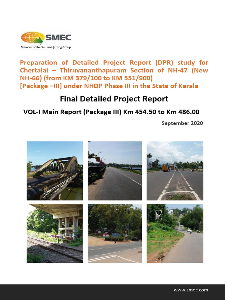 Kerala DPR | PDF | Traffic | Road
