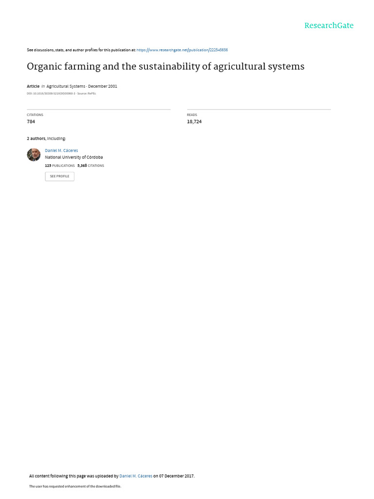ref4 | PDF | Organic Farming | Agriculture