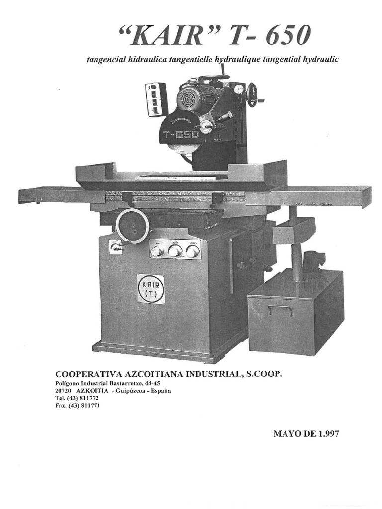 KAIR T-650 Manual de Instrucciones | PDF