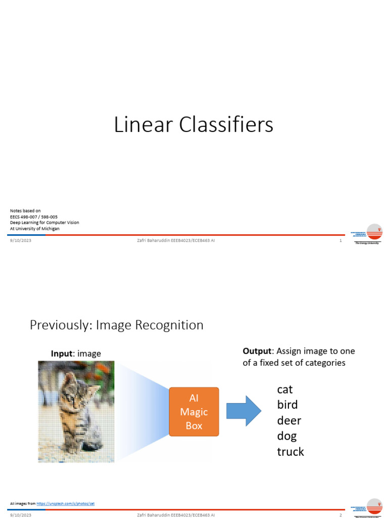 Understanding Linear Classifiers | PDF | Support Vector Machine ...