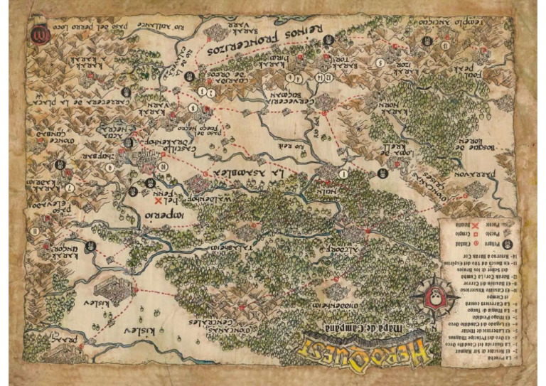 Mapa Campaña Heroquest | PDF