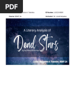 Dead Stars Summary | PDF | Narration | Love