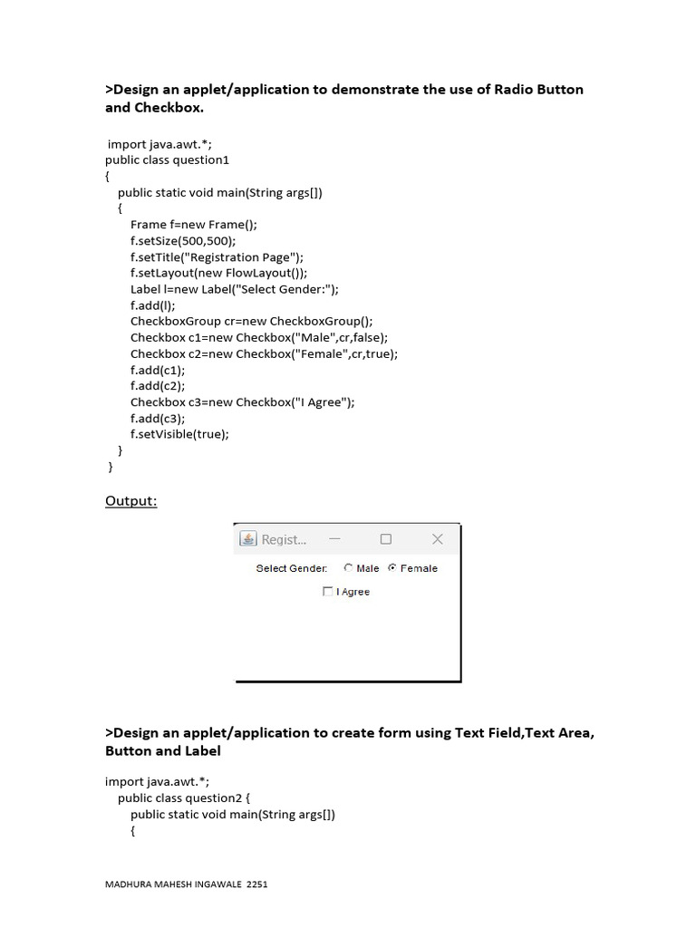 Practical1 | PDF