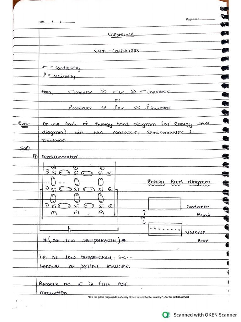 Semiconductors 12 Physics | PDF