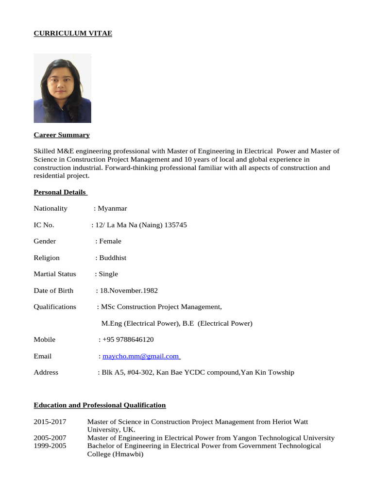 RESUME mct(1) | PDF | Engineering