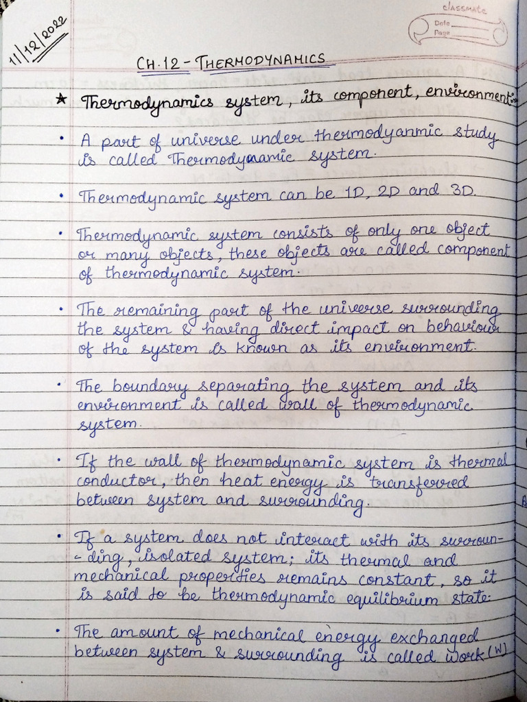 Ch.12 - Thermodynamics | PDF