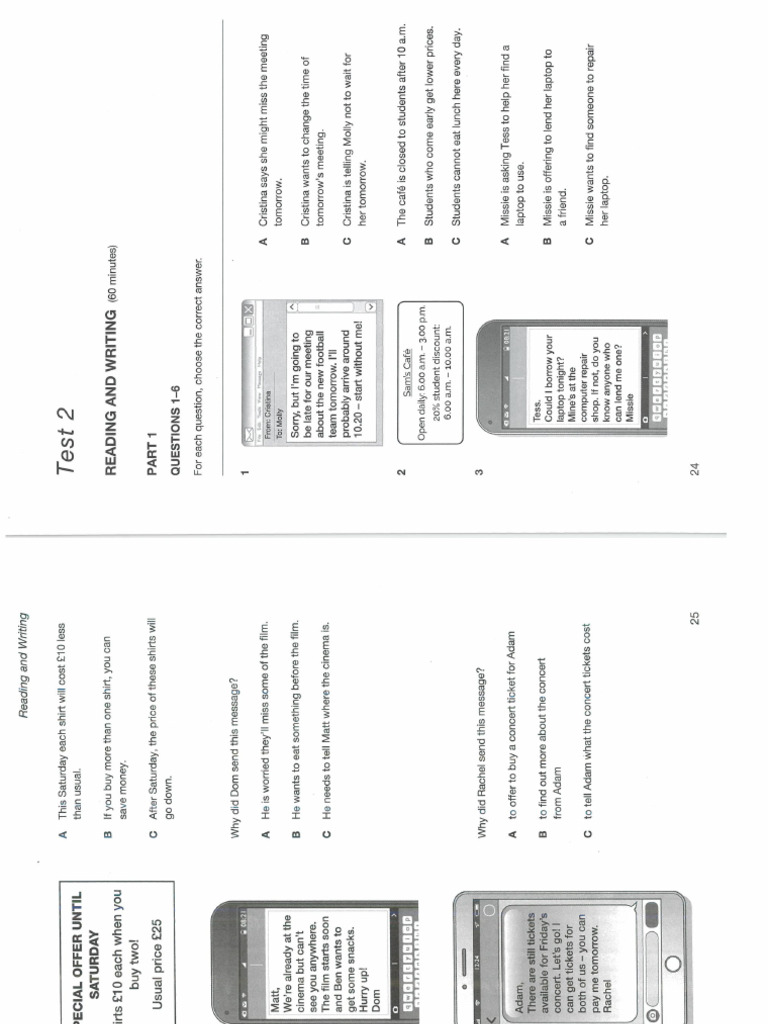 Test 2 - Reading | PDF