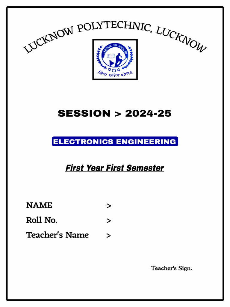 LUCKNOW POLYTECHNIC, LUCKNOW Astik | PDF