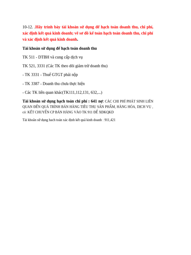 kế toán TC câu 10-14 chôt | PDF