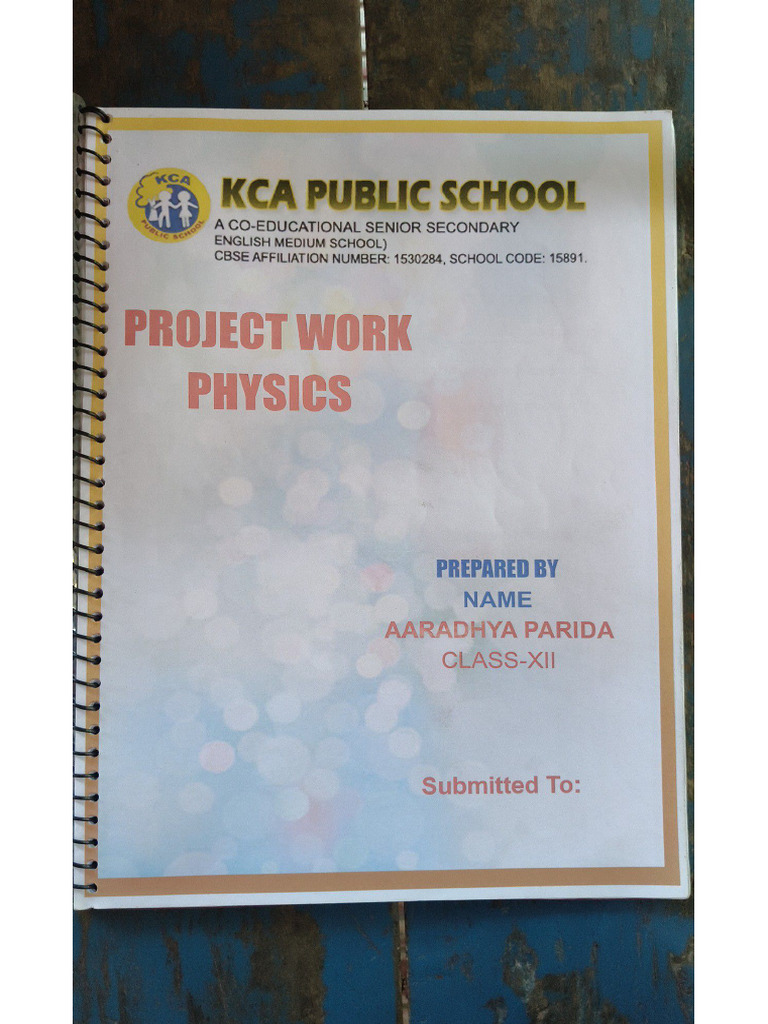 Physics Project | PDF