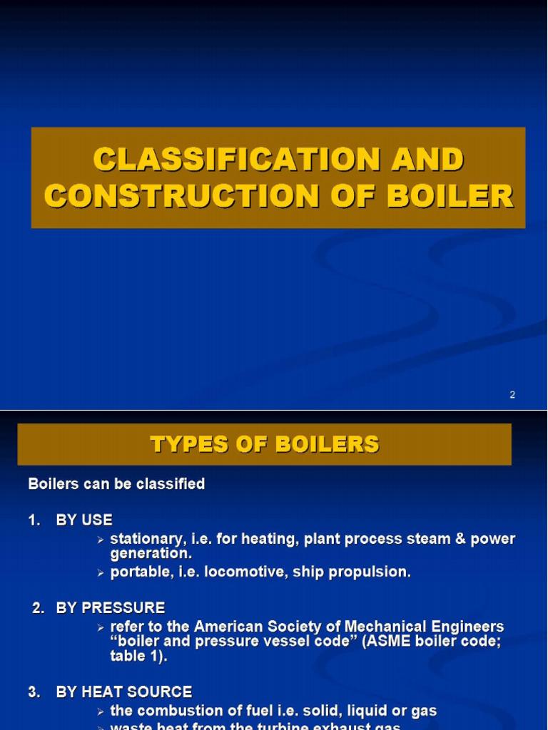 Jenis - Jenis Boiler | PDF