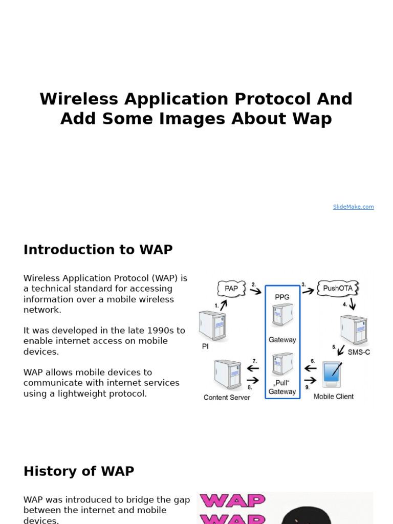 Introduction to Wireless Application Protocol | PDF | Computer Networking | Telecommunications