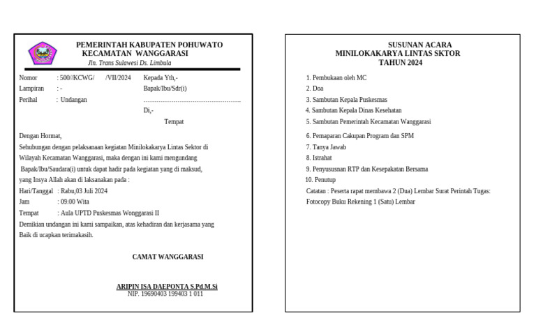 SUSUNAN ACARA-1 | PDF