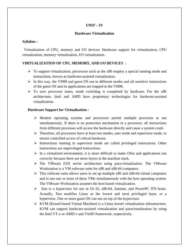 UNIT-4-CC-LM | PDF | Virtual Machine | Operating System