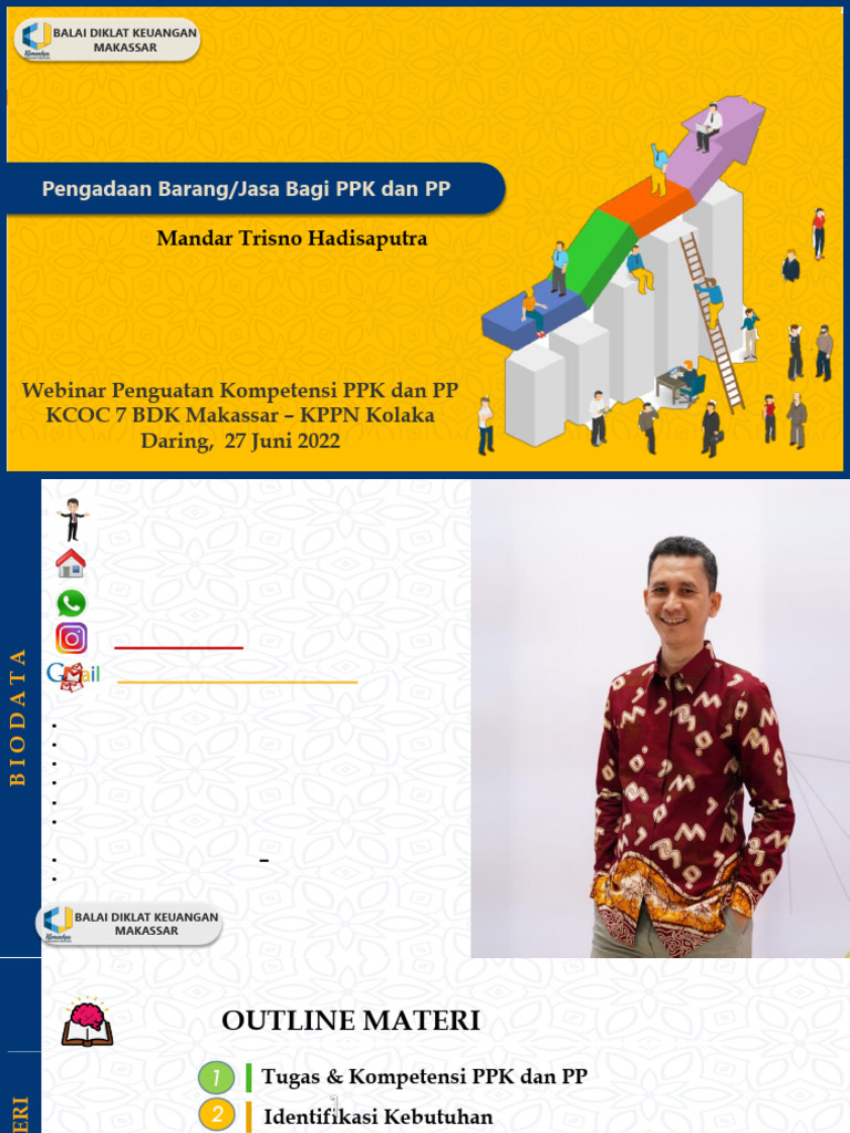 Materi PBJ Bagi PPK Dan PP | PDF