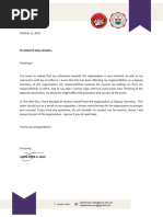 Sample Union Resignation Letter | PDF